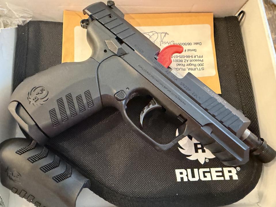 Ruger SR22 with Threaded Barrel - .22lr Handgun | ManStuff